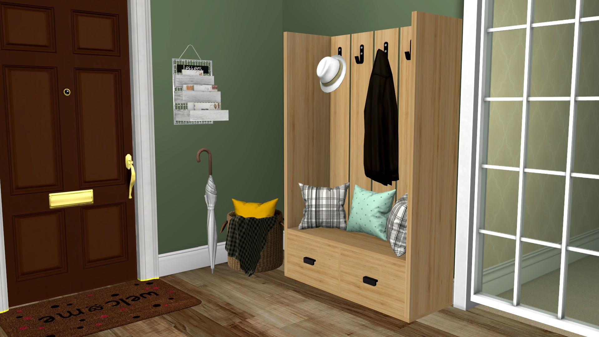 Carter Entryway Set - SunKissedLilacs Sims 4 CC
